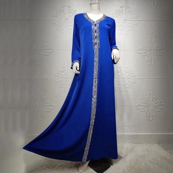 Dresses | Moroccan Dubai Kaftan Khaliji Abaya Kuwait Jalabiya | Poshmark